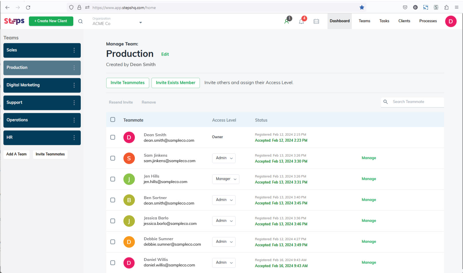 Welcome to Steps, the intelligent visual project management system
